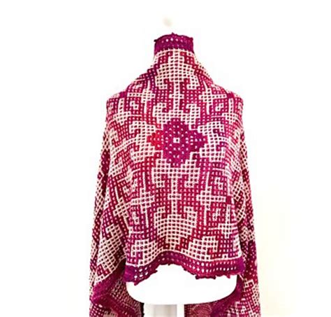 Ravelry Floral De Lis Wrap Pattern By Marci Marra