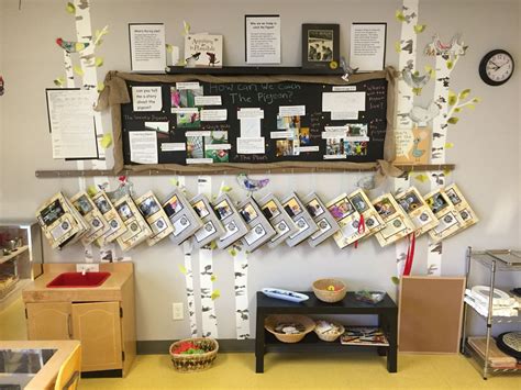 Reggio Inspired Chalkboard Documentation And Portfolio Display In The Jr Preschool Room Th