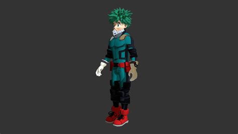 Deku Costume Beta 3d Model By Samalbro 73ddd02 Sketchfab