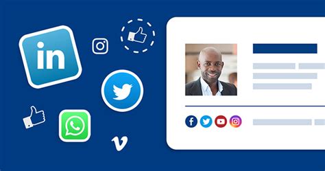 Social Media Icons In Email Signatures Free Download