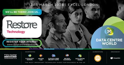 Restore Technology At Data Centre World 2025 Optimise Your Business