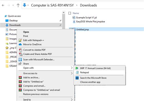 New Instance Of Jmp® Is Opened Each Time A New File Is Opened Jmp