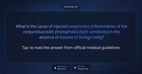What Is The Cause Of Injected Conjunctiva Inflammation Of The Conjunctiva With Photophobia