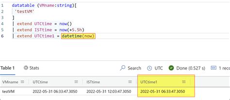Kql Query To Check The Date And Time In Virtual Machine Microsoft Qanda