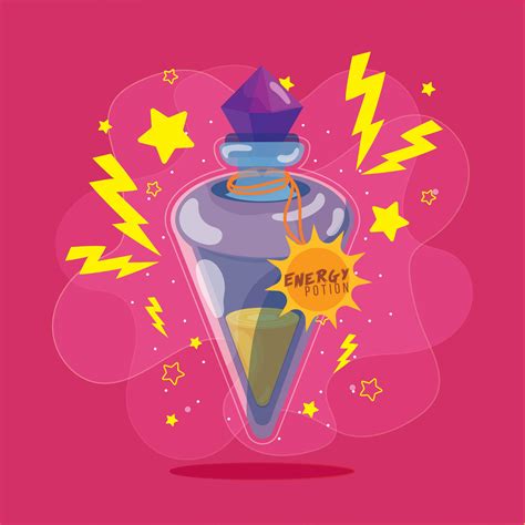 Isolated Colored Magical Energy Potion Elixir Vector Illustration 34205907 Vector Art At Vecteezy