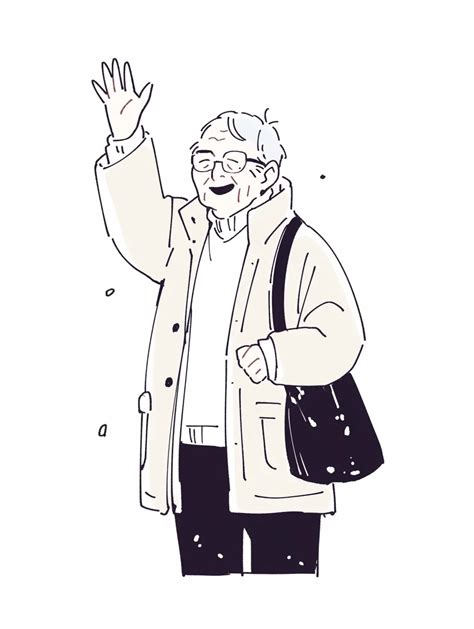 元気な高齢者の温かい挨拶｜ai百科「シンテリ」で調べる語句・イラスト