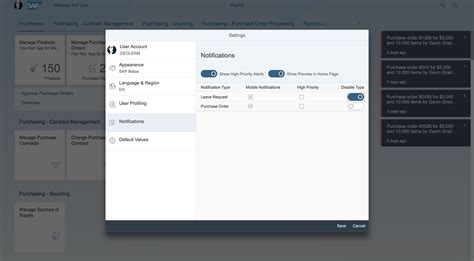 Notification Center Sap Fiori Design Guidelines