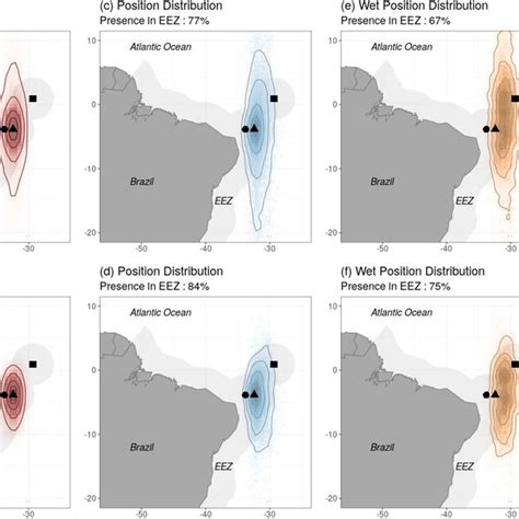 Maps Of Geolocation Error A D Represent The Geographical Error Range Download Scientific