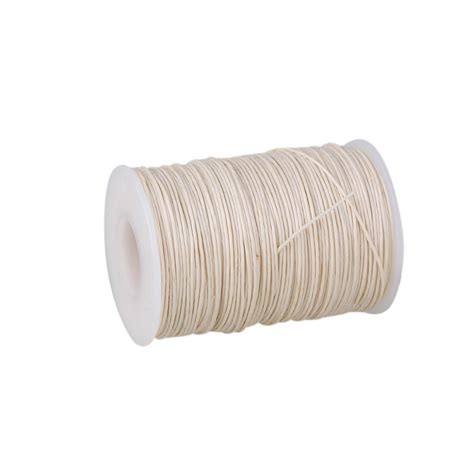 100 Meter Natural Hemp Waxed Thread Round Cord Lea Vicedeal