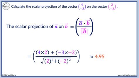 How To Calculate Scalar And Vector Projections