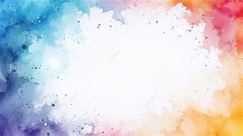 공간에서 영감을 받은 색상과 얼룩이 있는 원형 수채화 프레임 배경 잉크 서클 원 튀김 페인트 원 배경 일러스트 및 사진 무료 다운로드 Pngtree