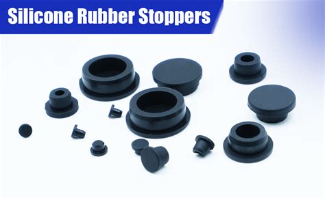 40pcs 516 Inch 83mm Black Hole Plugs Silicone Rubber