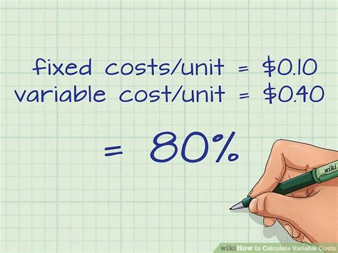 Ways To Calculate Variable Costs WikiHow