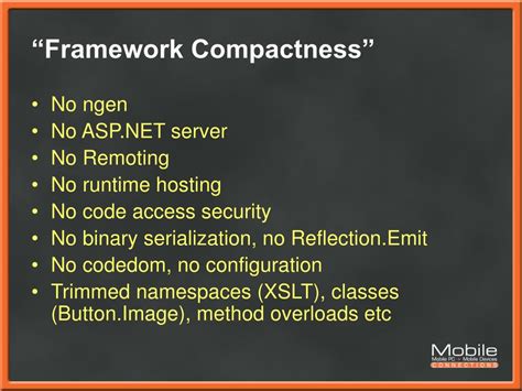 ppt sharing assets between the compact framework and the