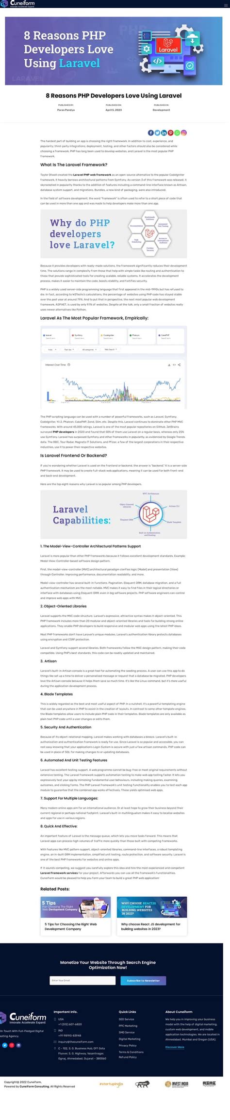 8 Reasons Php Developers Love Using Laravel Pdf