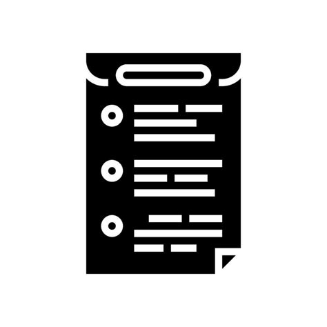 Bullet Points List Glyph Icon Vector Illustration 35559798 Vector Art