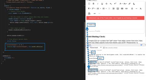 ContentChanged Event Is Triggered Before Binding Is Updated Issue Froala Angular Froala