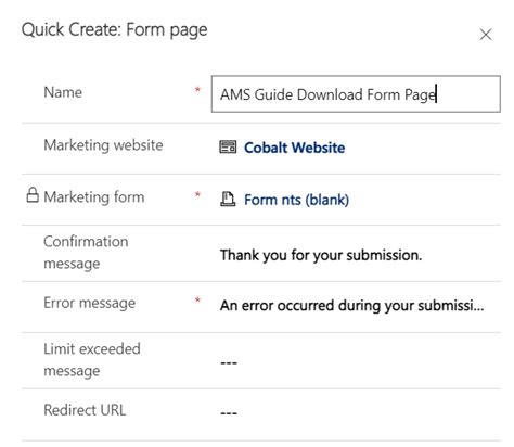 Using Microsoft Marketing Forms Customer Journeys In D365 Cobalt