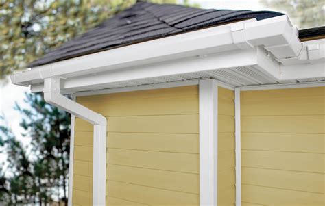 The Contemporary Vinyl Gutter System Is Durable Scratch Resistant Easy To Install And Very