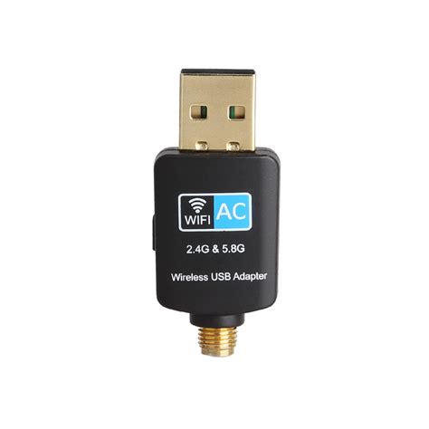 Внешний Wi-Fi адаптер Bodasan 5B10 двухдиапазонный 2.4/5GHz AC600A ...
