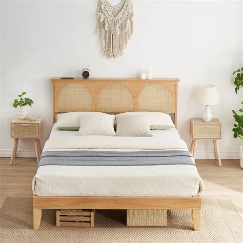 Bay Isle Home™ Abdulahi Rattan Arched Platform Bed And Reviews Wayfair