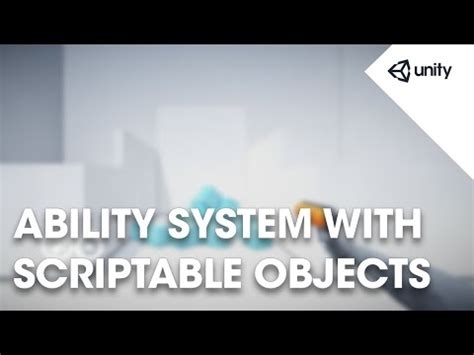Ability System With Scriptable Objects Unity