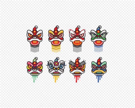 传统中国舞狮狮头图片素材免费下载 觅知网