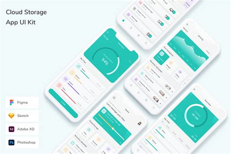 Cloud Storage App Ui Kit Ui Kits And Libraries ~ Creative Market