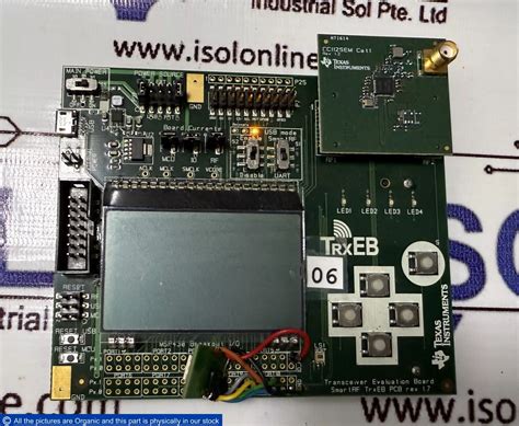 Texas SmartRF TrxEB Rev Transceiver Evaluation Board CC EM Cat Industrial SOL