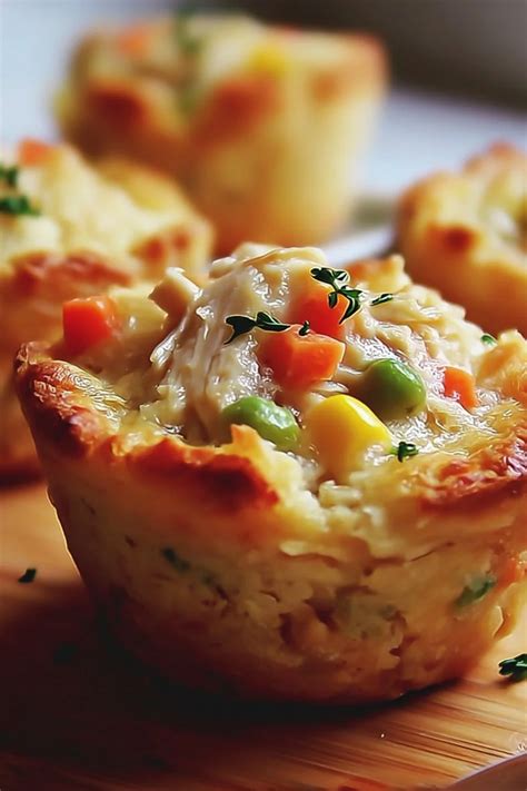 Mini Chicken Pot Pie Muffins Eat Explore Cook