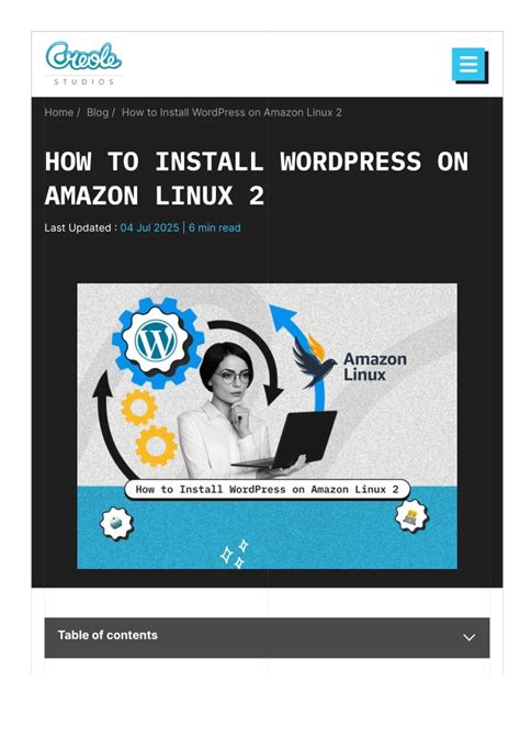 Ppt Install Wordpress On Amazon Linux 2 Step By Step Guide For 2025 Powerpoint Presentation