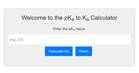 PKa To Ka Calculator Explore Acid Strength Conversion