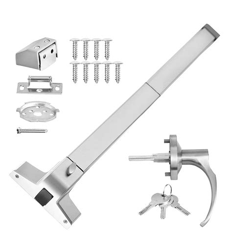 Buy Mechanical Tools Door Push Panic Exit Device With Exterior Handle Lever Commercial Emergency
