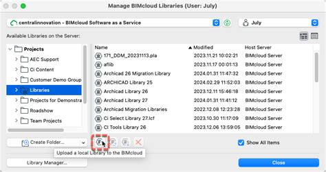 How To Update Ci Tools Library On BIMcloud MyCi Knowledge Base