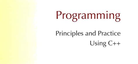 Programming Principle And Practices Using C Pdf E Books Free Pdf Books