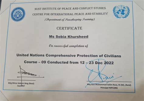 Sobia Khursheed On Linkedin I Successfully Completed The United