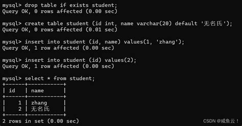 Mysql数据库约束 Csdn博客