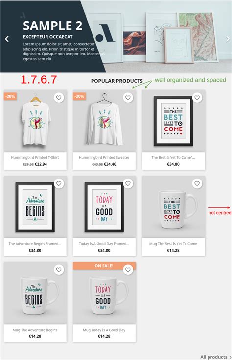 Fo Featured Product Not Well Displayed With Responsive · Issue 25283 · Prestashopprestashop