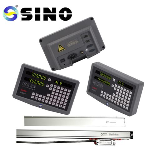 TTL SINO Digital Readout System With Two Axes SDS6 2V Glass Linear Scale Encoder With Dro