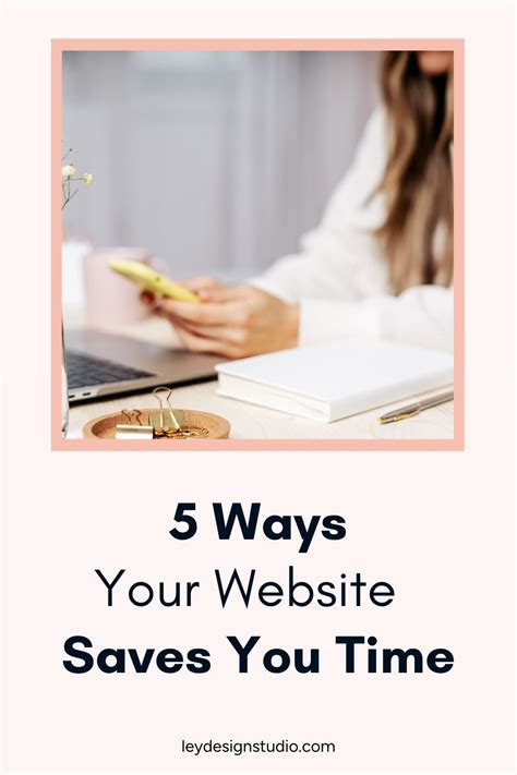 5 Ways Your Website Can Save You Time In Your Business