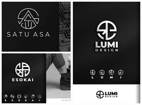 Style Ikon Logo Kombinasi Huruf Nama Merek Unik Jasalogoid