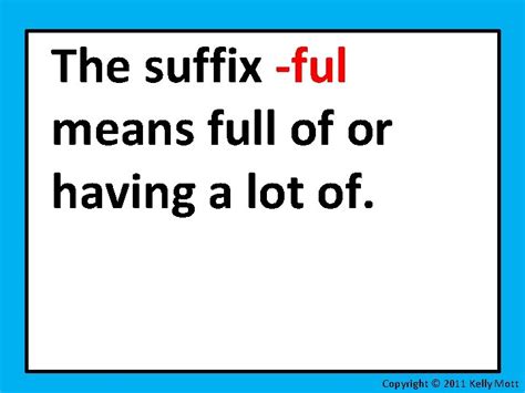 Unit 3 Lesson 11 Suffixes Ful Less Ness