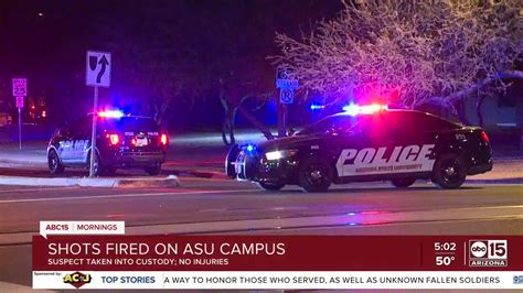 Man Arrested After Shooting Gun On Asu Tempe Campus Overnight