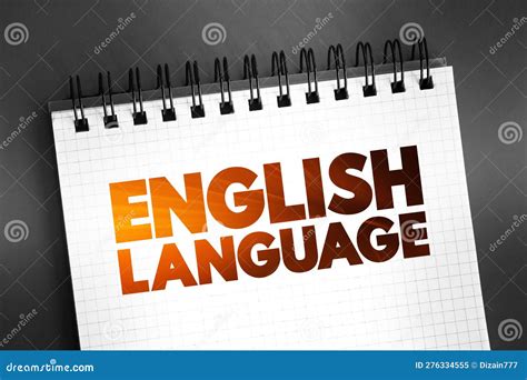 english language text on notepad concept background stock illustration illustration of