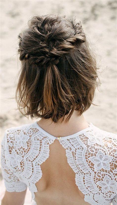 Short Hair Half Updo