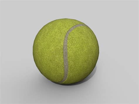 网球 3d模型 25 Max 3ds C4d Dae Fbx Obj Wrl Free3d