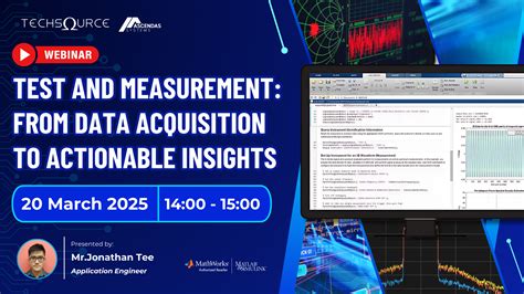Test And Measurement From Data Acquisition To Actionable Insights