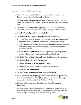 Aws Project Jenkins Build Server PDF