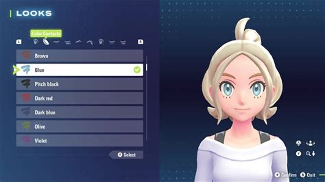 Pokémon Legends Z A Female Character Creation All Customization Options