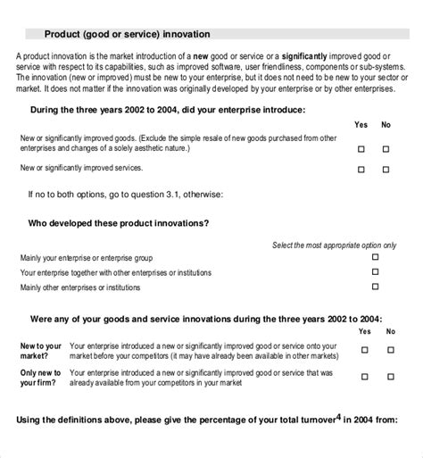Product Survey Template 13 Free Word Pdf Documents Download
